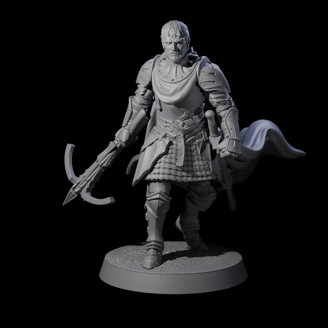 Aiming Militia Crossbowman E Miniature for D&D, Dungeons and Dragons ...