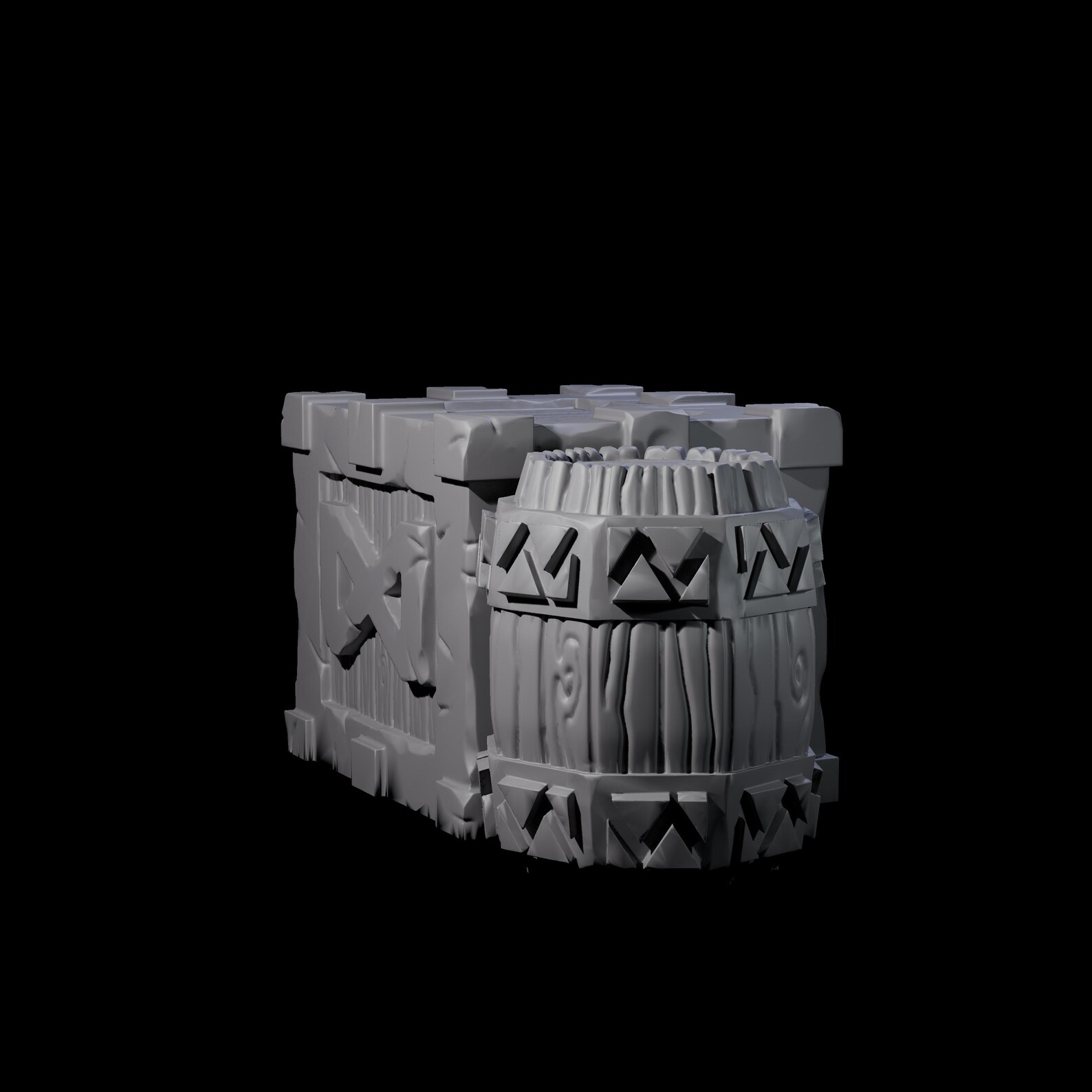 Dwarf Boxes, Crates and Barrels Scatter Terrain for D&D, Dungeons and ...
