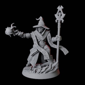 Warforged Wizard Miniature for D&D, Dungeons and Dragons, Pathfinder ...