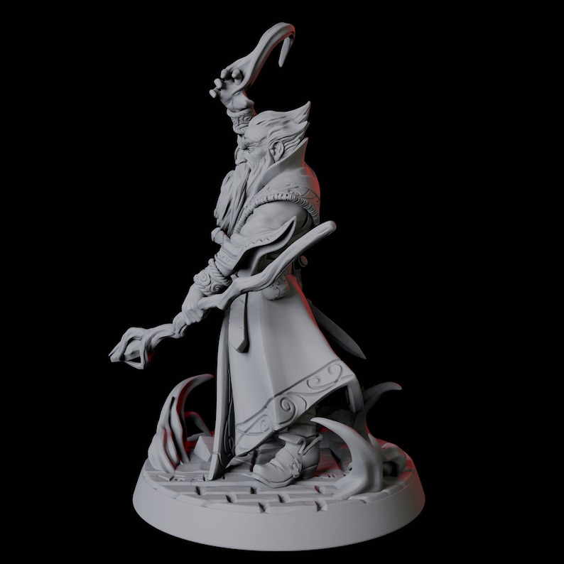 Conjuring Archwizard Miniature for D&D Dungeons and Dragons - Etsy