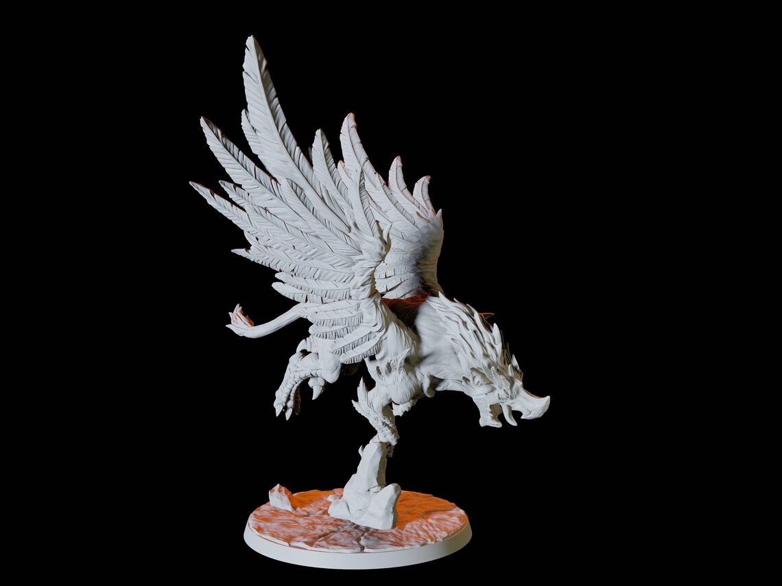 Griffon or Gryphon Miniature for D&D Dungeons and Dragons - Etsy UK