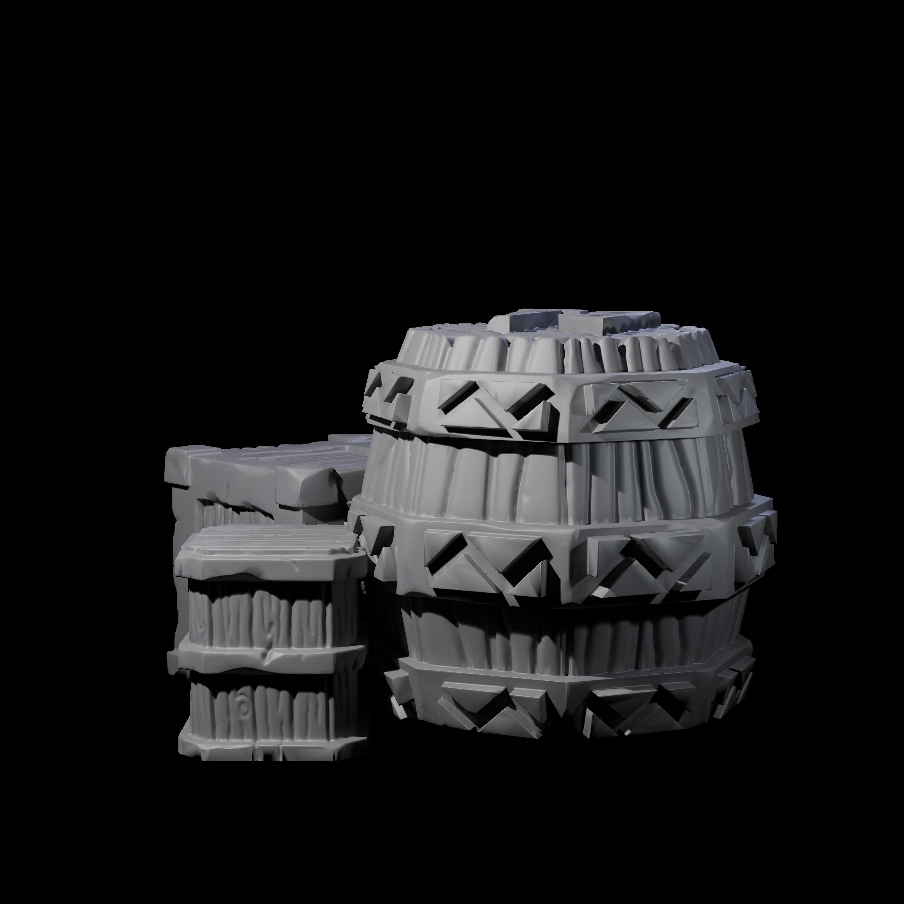 Dwarf Boxes, Crates and Barrels Scatter Terrain for D&D, Dungeons and ...