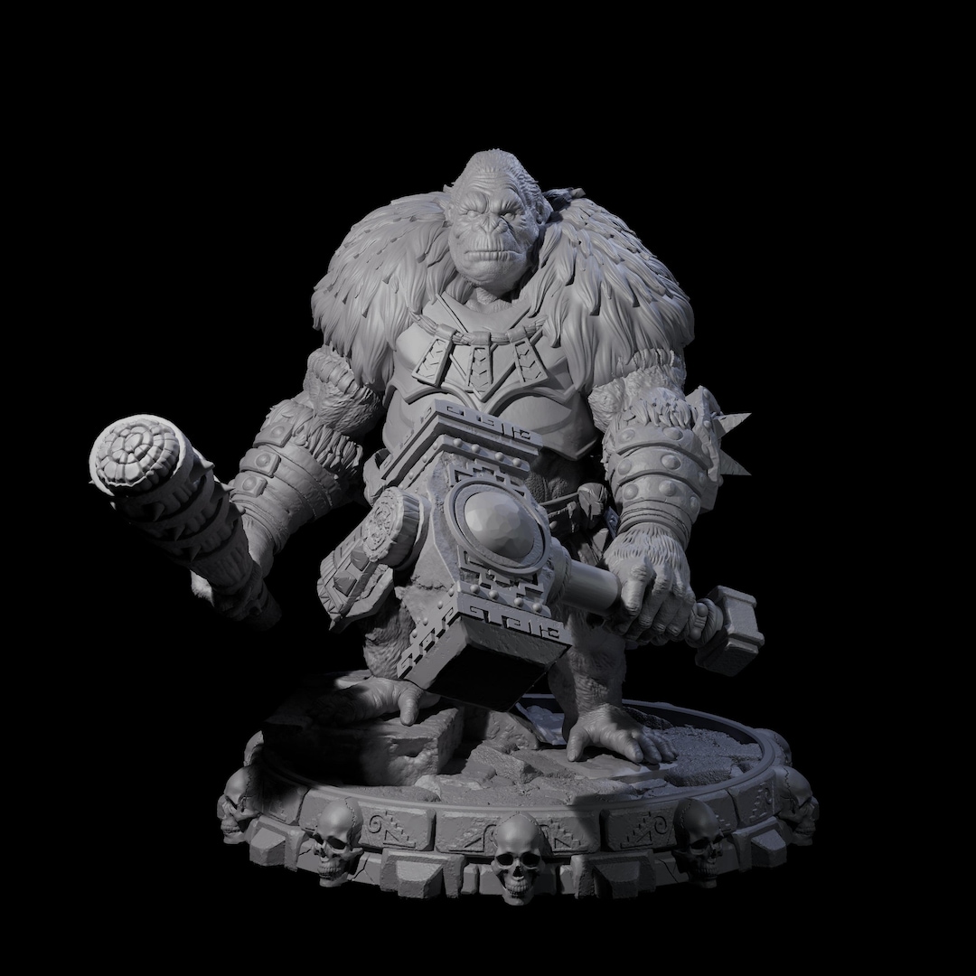 Swinging Hadozee C Miniature for D&D, Dungeons and Dragons, Pathfinder ...