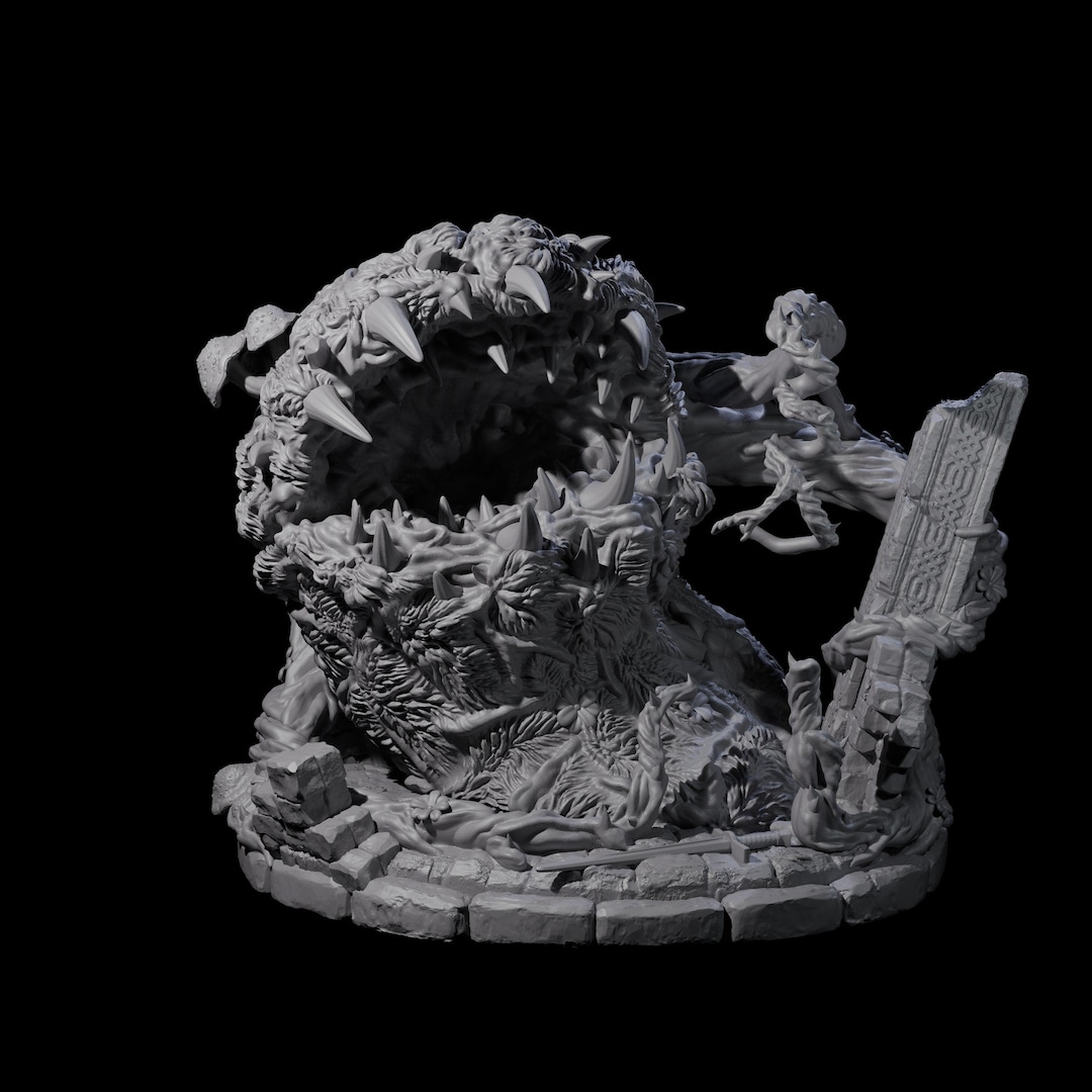 Decomposing Tendriculos Miniature for D&D, Dungeons and Dragons ...