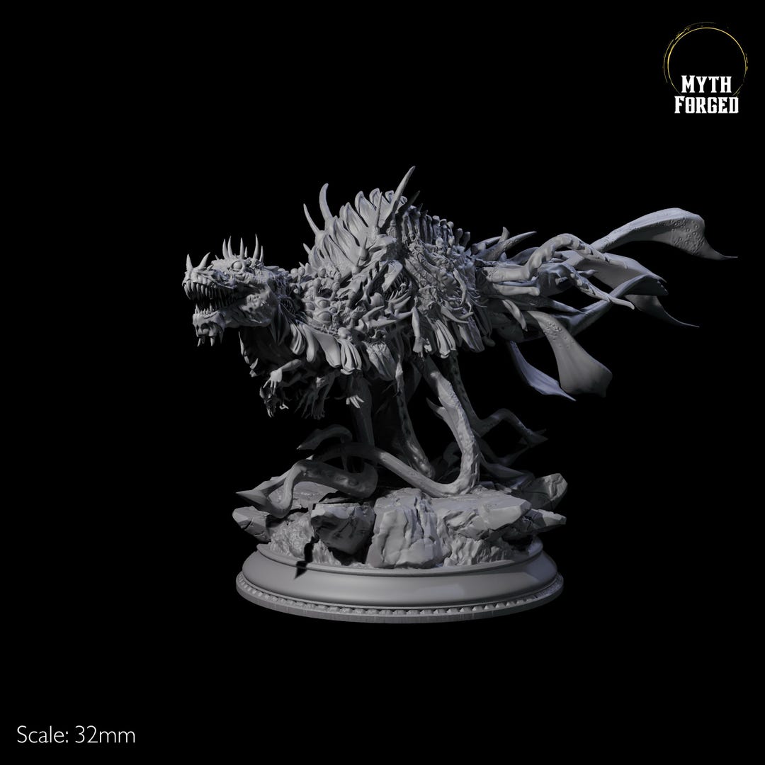 Undead Eldritch Drake Miniature for D&D, Dungeons and Dragons ...