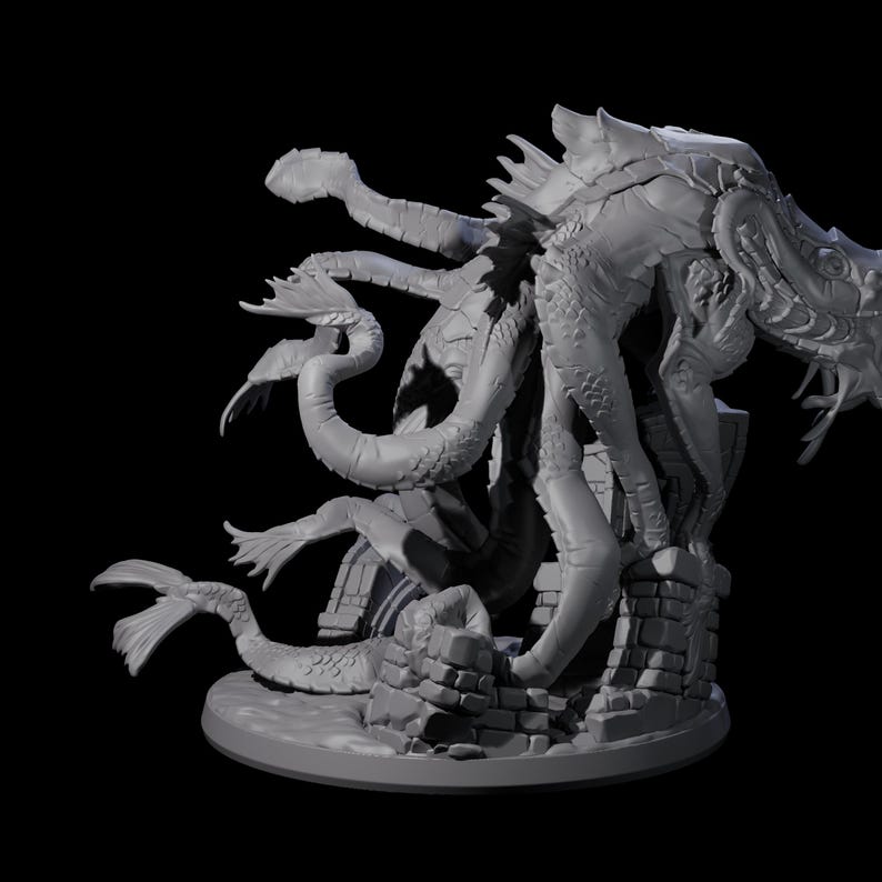 Crawling Aboleth Miniature for D&D, Dungeons and Dragons, Pathfinder ...