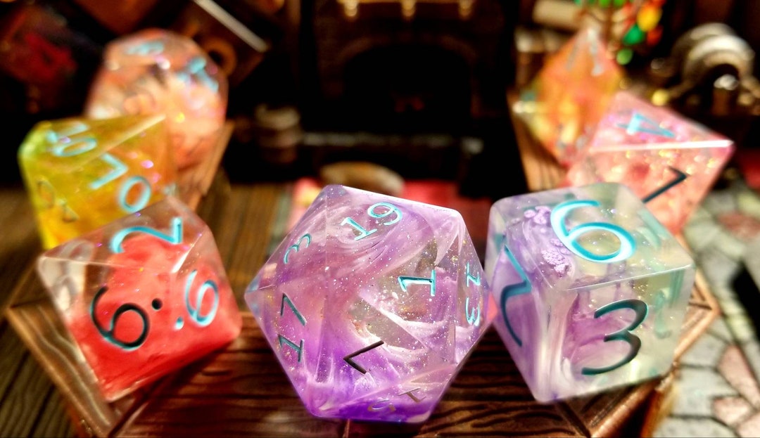 Big Large Tropical Drink Dice Set 30mm - Etsy