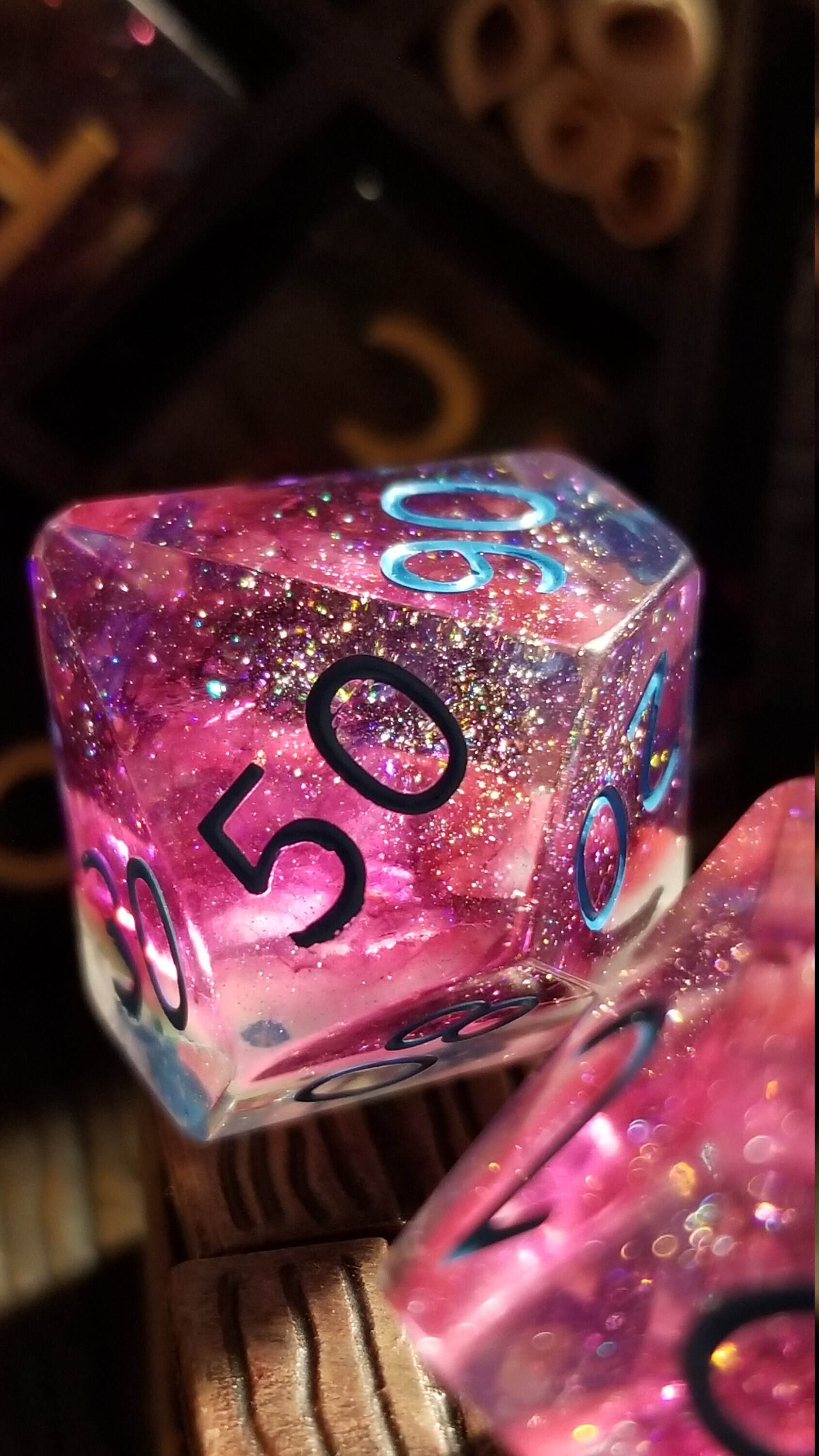 Big Large Dice Setoversized Cotton Candy Birthday Party Glow in the ...