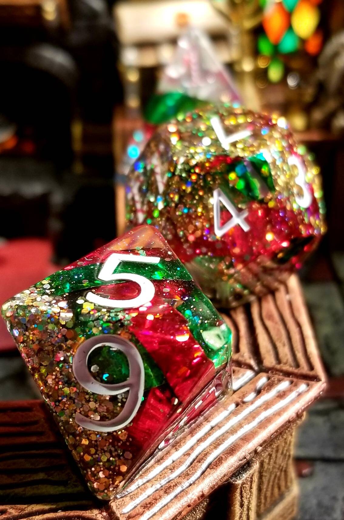 Big Large Dice Set Oversized 30mm Christmas Dice Set extra Jumbo Giant ...