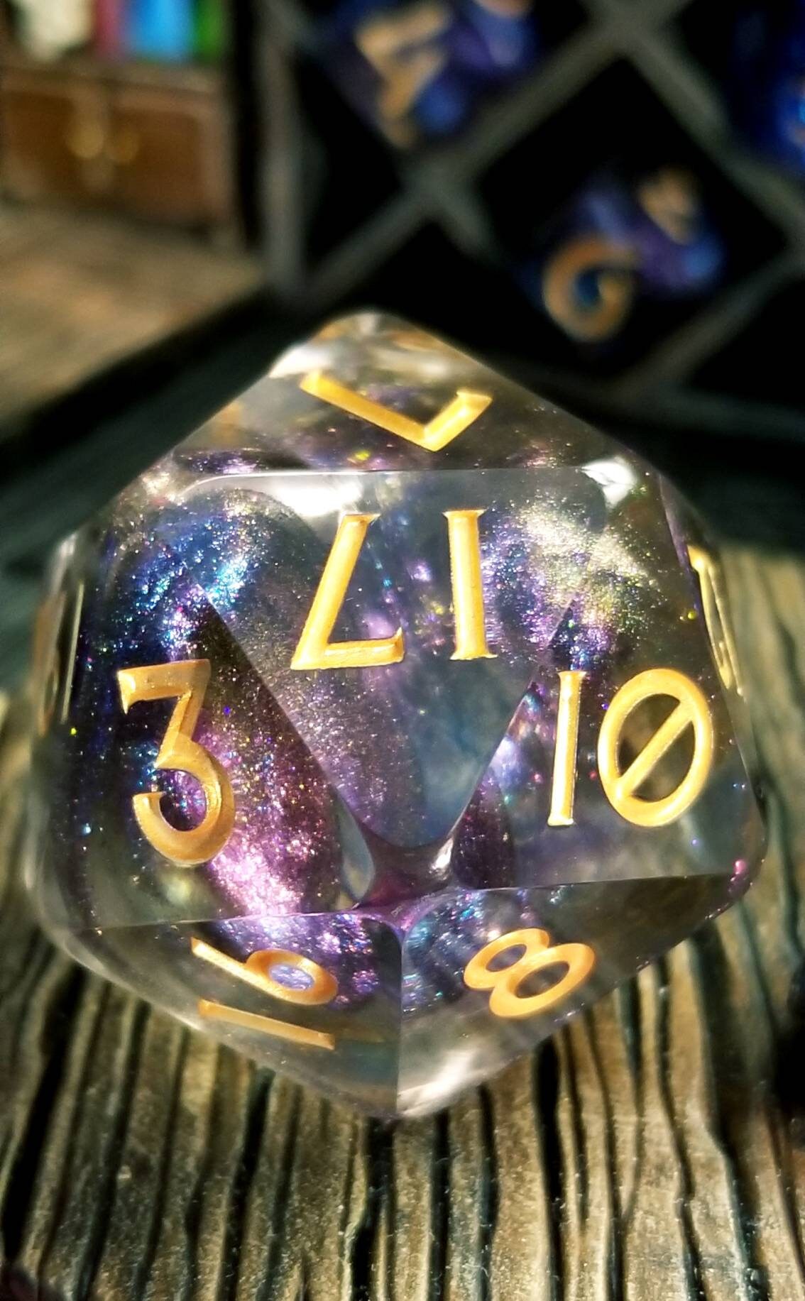40mm Oversized D20 "galatic Gem Die" - Etsy