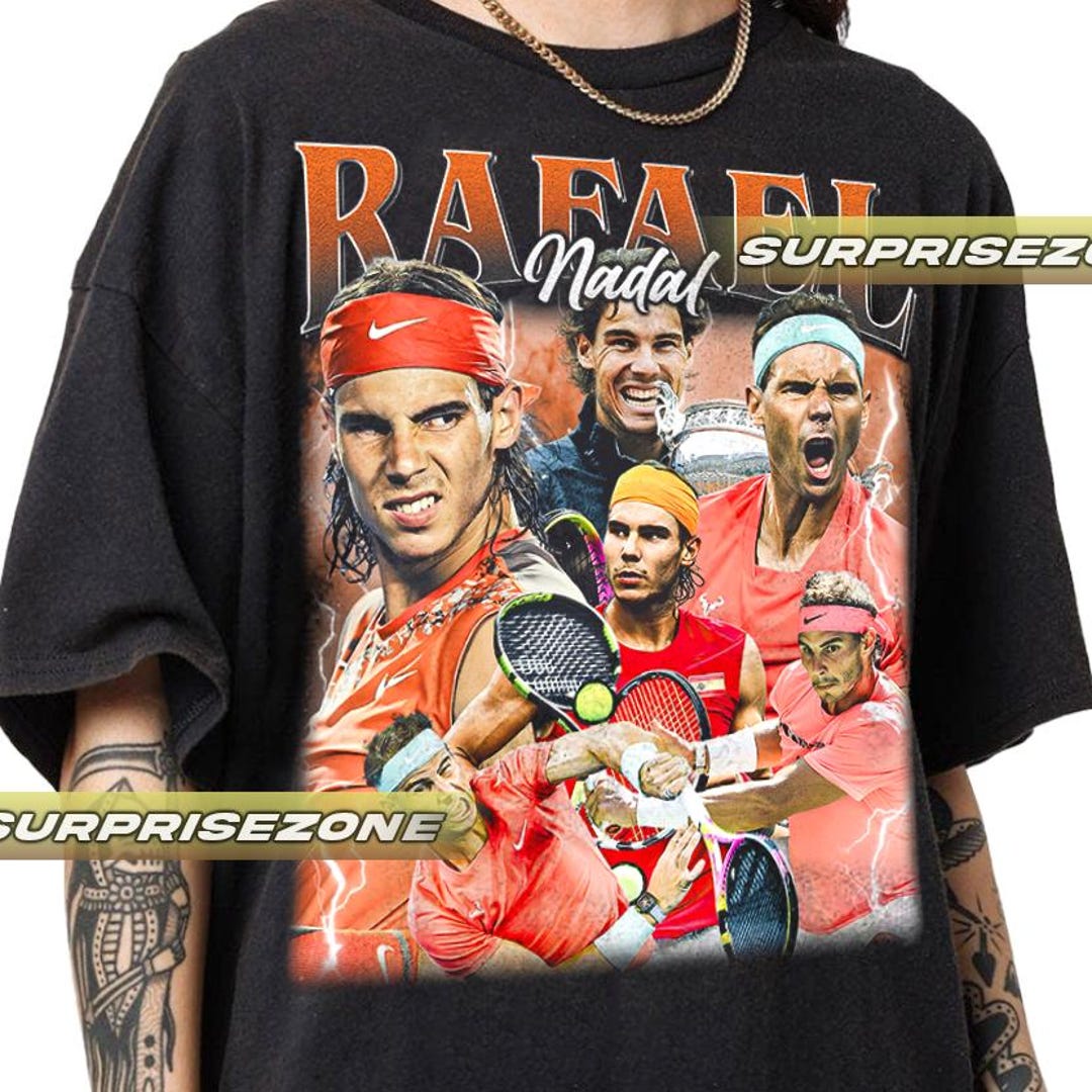 Rafael Nadal Former Tennis Player Unisex Softstyle Vintage Shirt, Gift ...