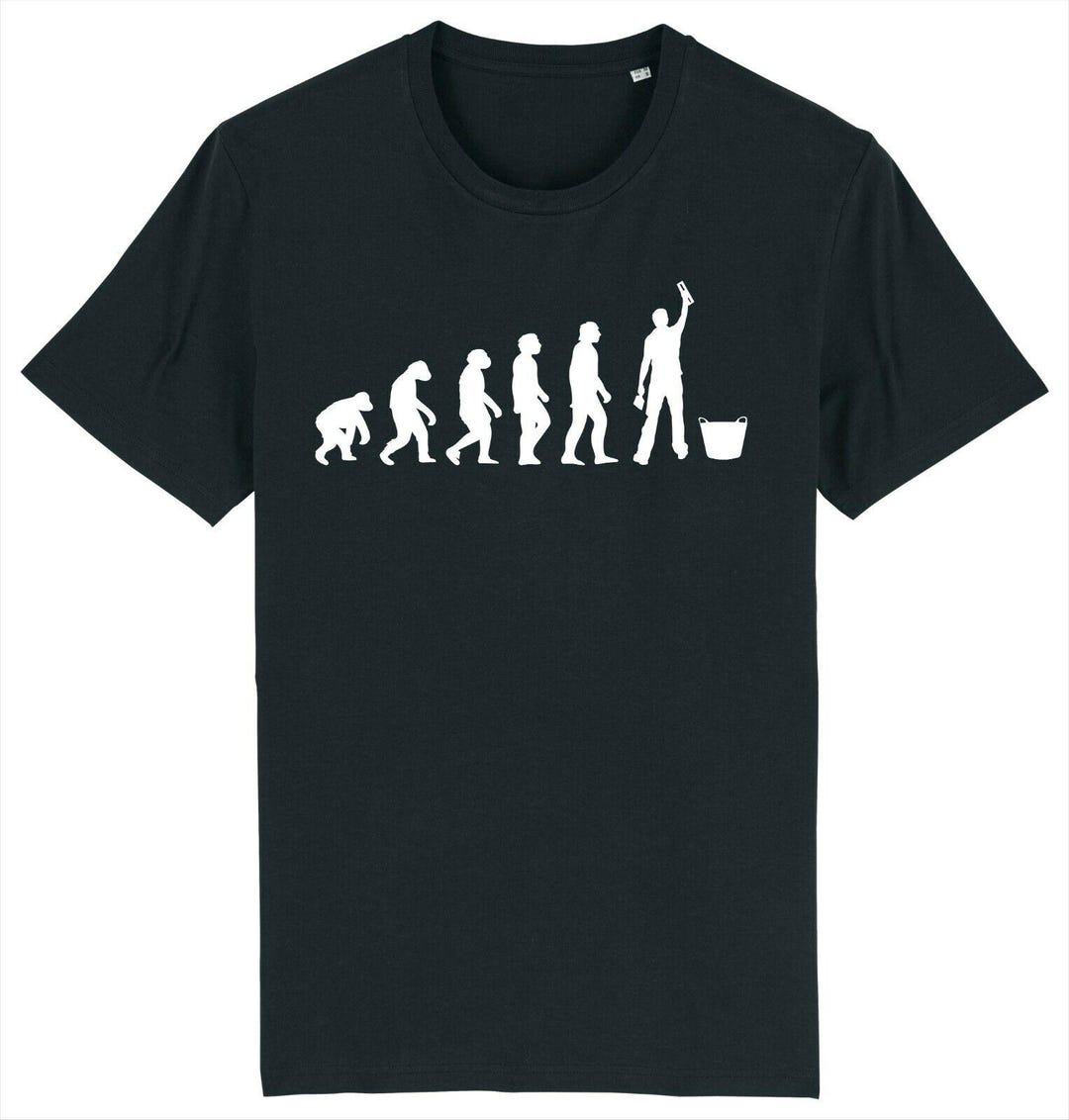 Evolution of Plasterer Man Skimmer Tradesman T-shirt - Etsy