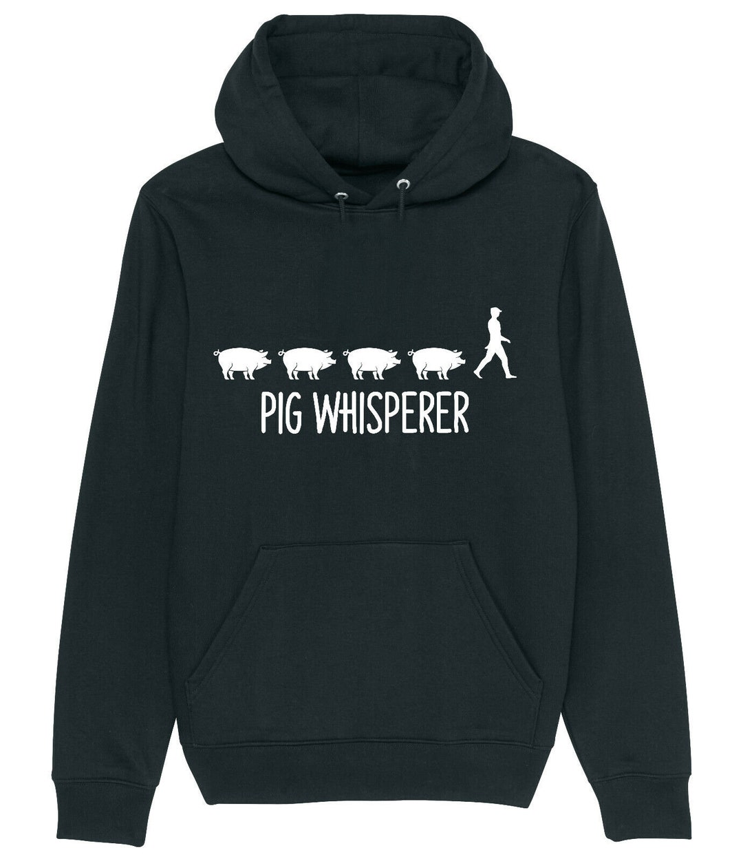 Pig Whisperer Farmer Butcher Animal Hoodie - Etsy