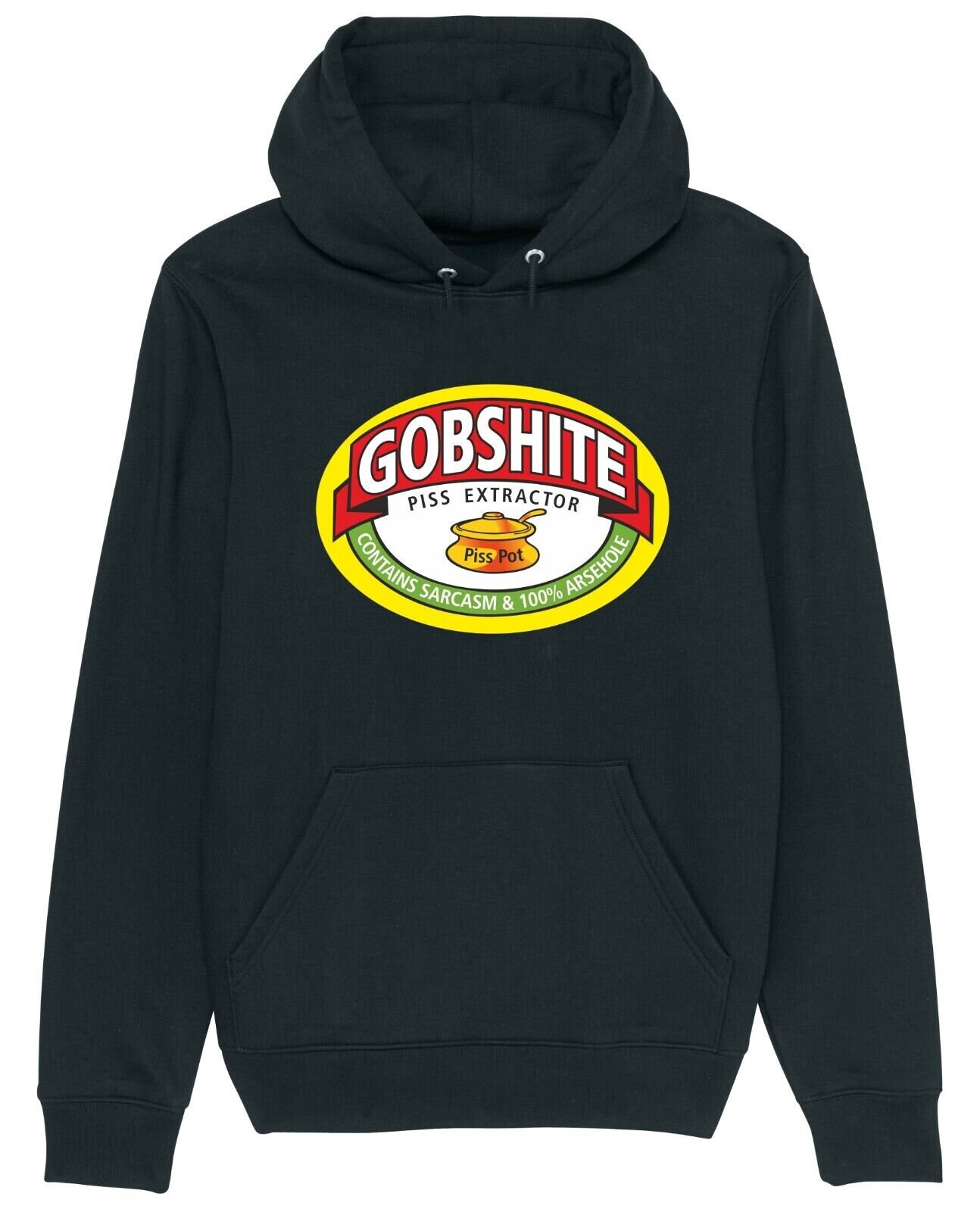 Gobshite Funny Novelty Joke Birthday Gift Offensive Spread Spoof Hoodie ...