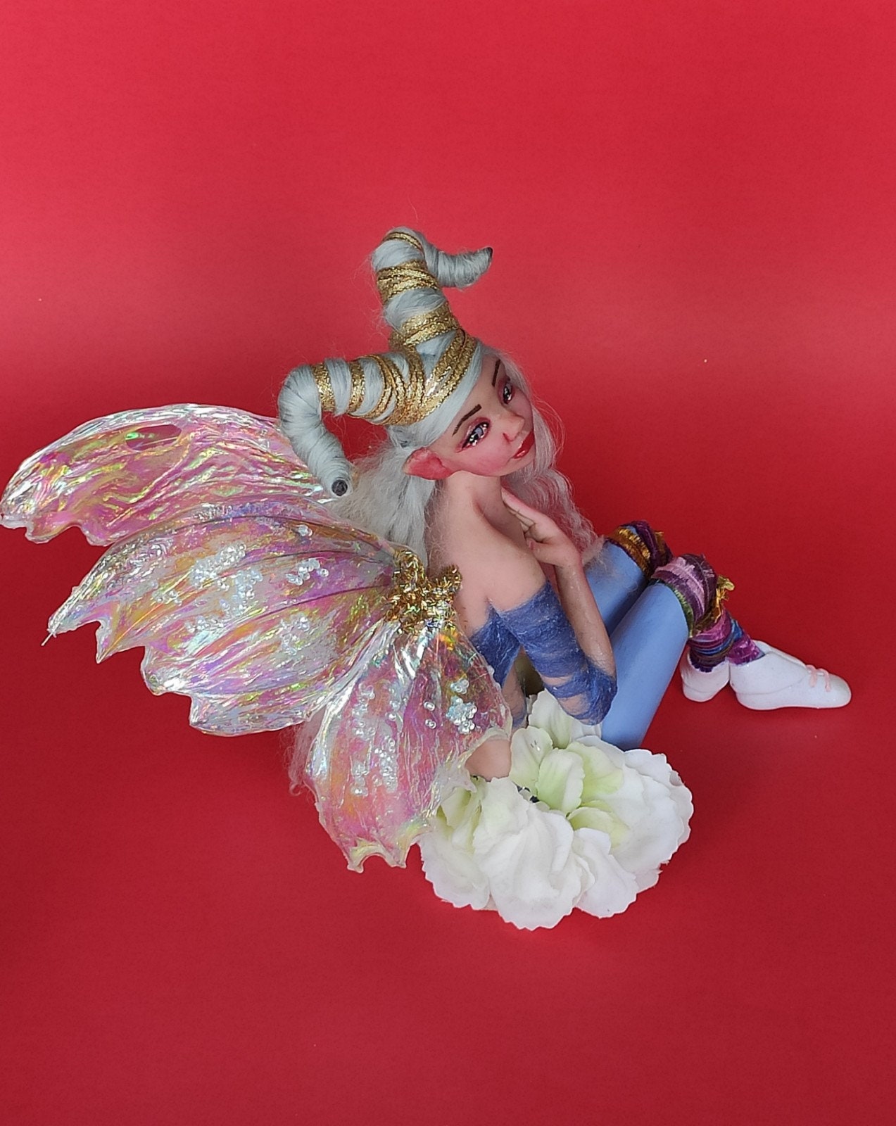 Azul OOAK Fairy Faerie Fantasy Sculpture Craft - Etsy
