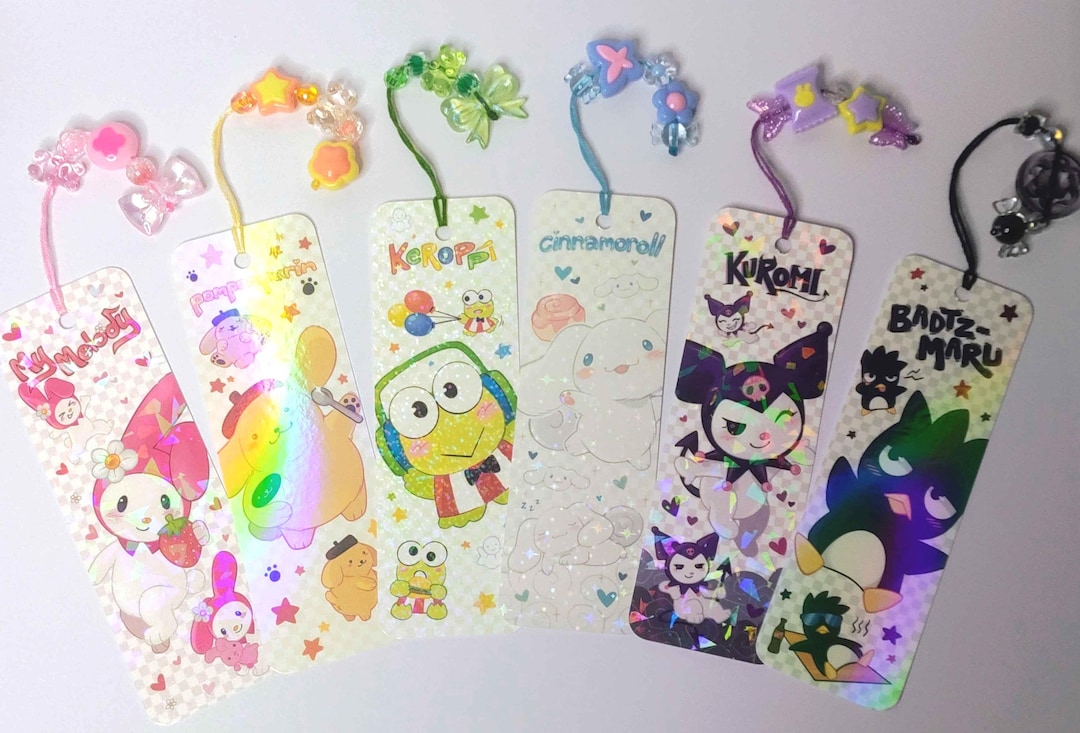 Handmade Sanrio Inspired Bookmarks - V1 - Etsy