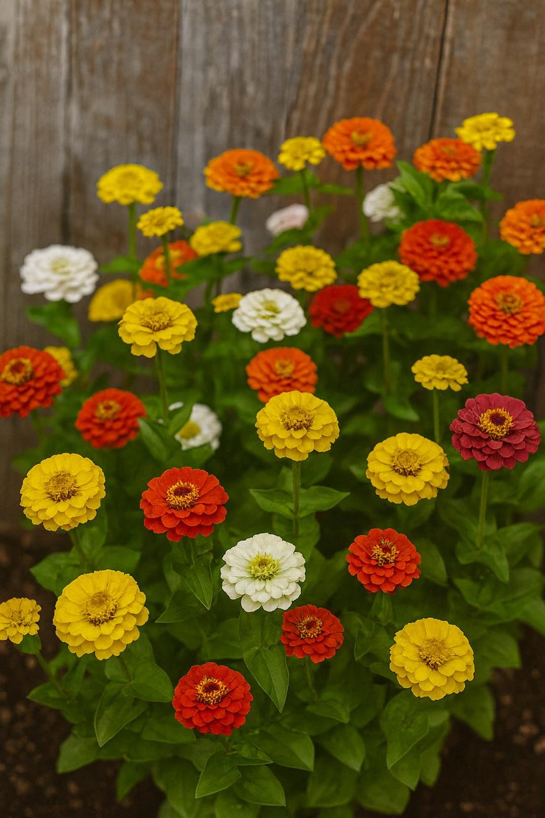 Zinnia Zinderella Dwarf Button Box Mix Flower Seed 65 - Etsy