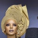 Gold Autogele/ Asooke/ Autogele/ Ready to Wear Gele/ Pretied Gele ...