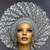 Silver Autogele Damask, Pre-tied African Head-wrap Turban Headwear ...