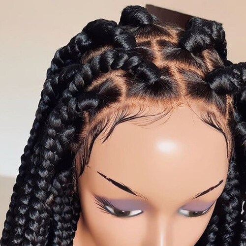 Full Lace Wigbox Braid Wig Jumbo Box Braided Wigbraid Wig - Etsy