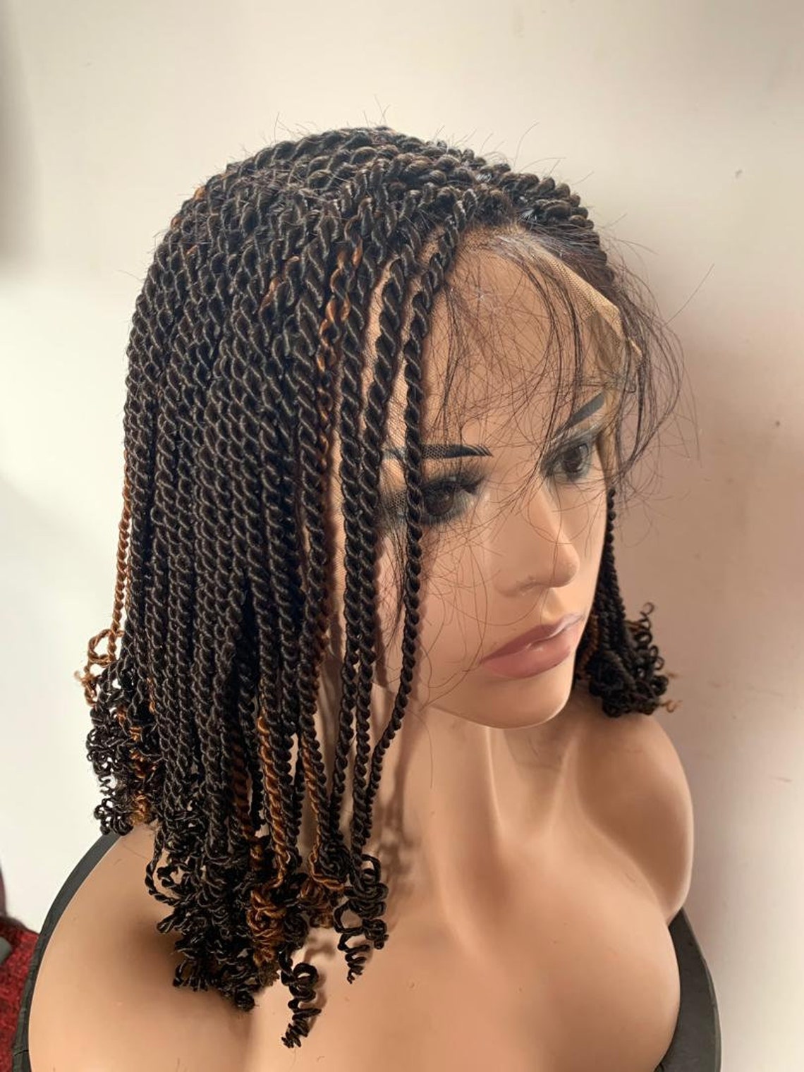 Short Braid Wig for Black Women Braid Wig Box Braid Wig | Etsy