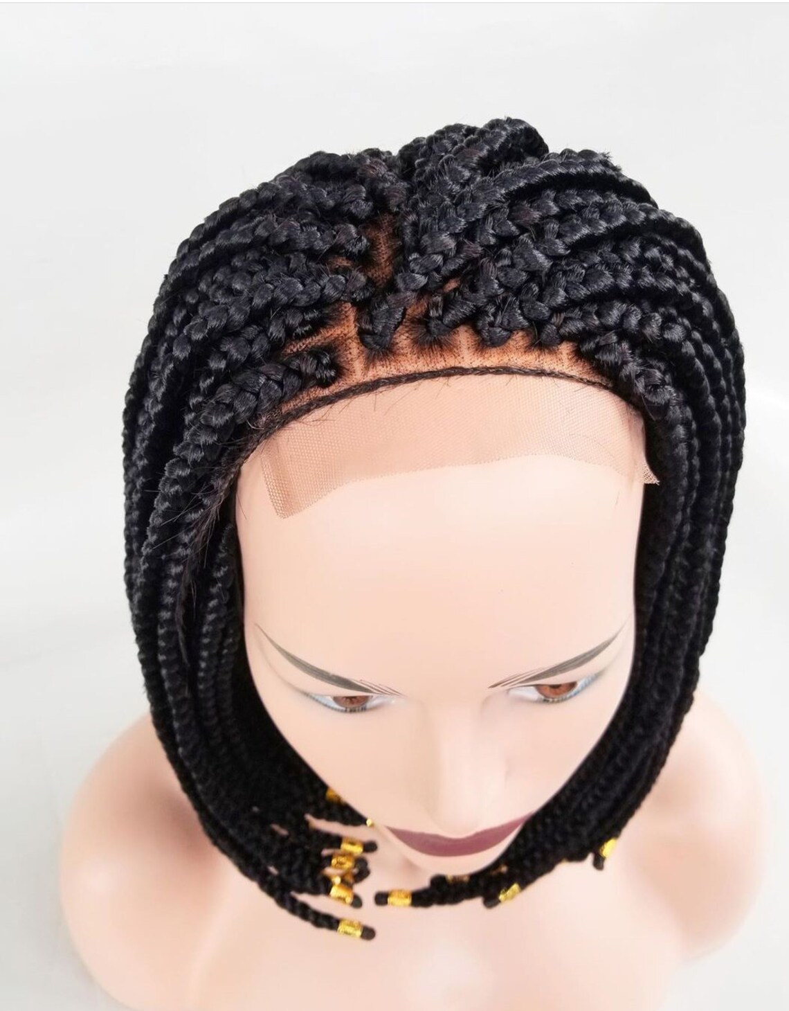 Short Braid Wig for Black Women, Braid Wig, Box Braid Wig, Lace Front ...