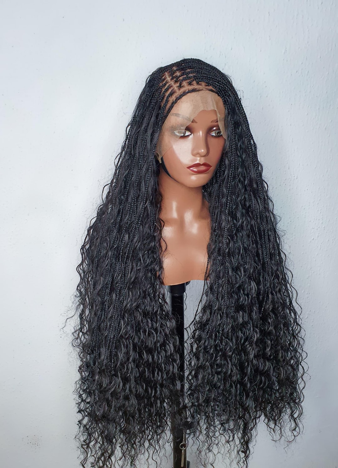 Boho Braid Wig, Braided Wigs, Box Braid Wig, Knotless Braid, Braid Wig ...