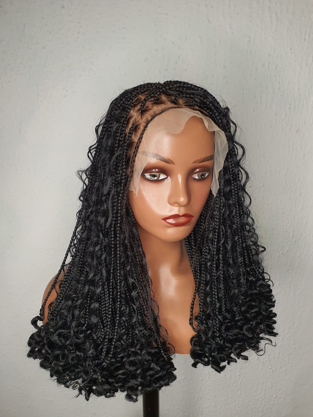 Boho Braid Wig, Braided Wigs, Box Braid Wig, Knotless Braid, Braid Wig ...