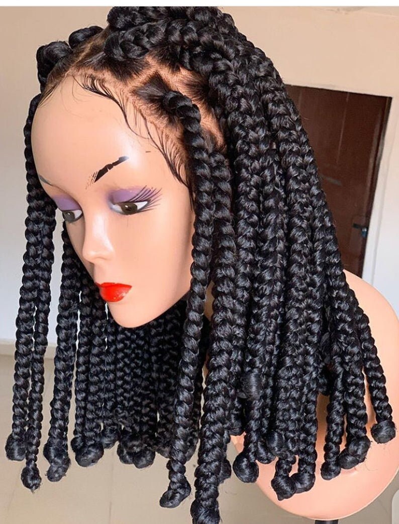 Full Lace Wigbox Braid Wig Jumbo Box Braided Wigbraid Wig - Etsy