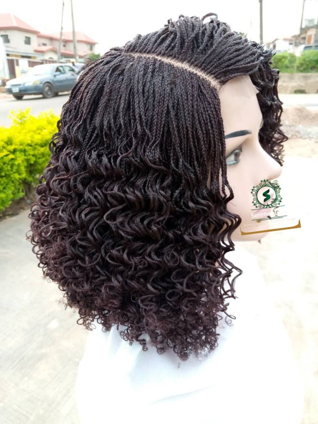 Braided Wig, Senegalese Twist Braid Wig, Short Braided Wigs, Wigs for ...