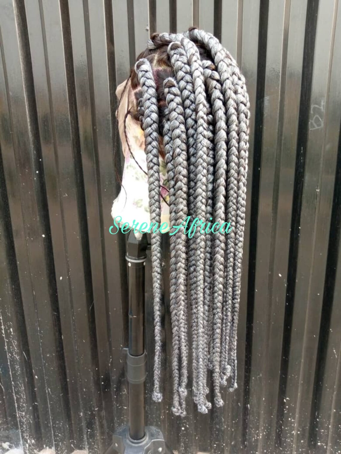 Full Lace Wigbox Braid Wig Jumbo Box Braided Wigbraid Wig - Etsy