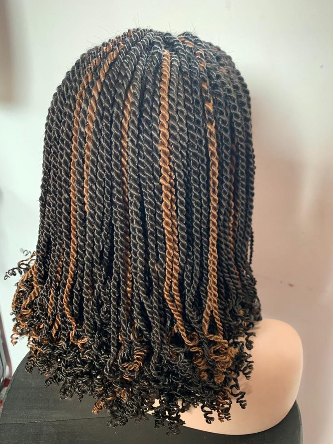 Short Braid Wig for Black Women Braid Wig Box Braid Wig - Etsy