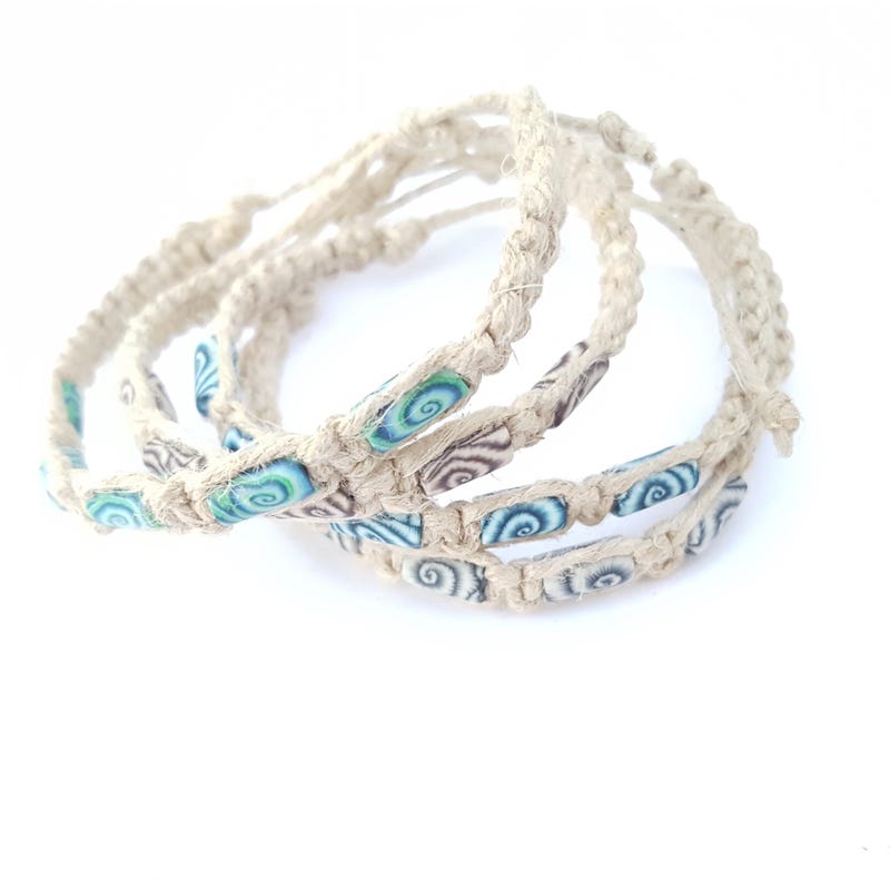 Twine Hemp Bracelet - Etsy