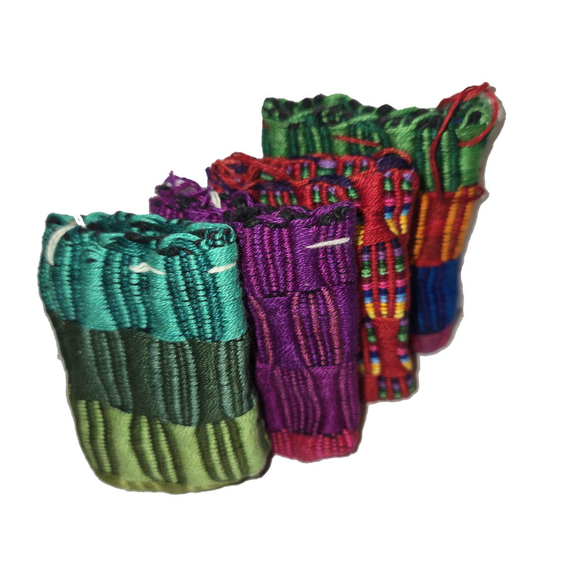 Handmade Guatemalan Fabric Pouch: Small Crystal Gemstone Amulet Boho ...