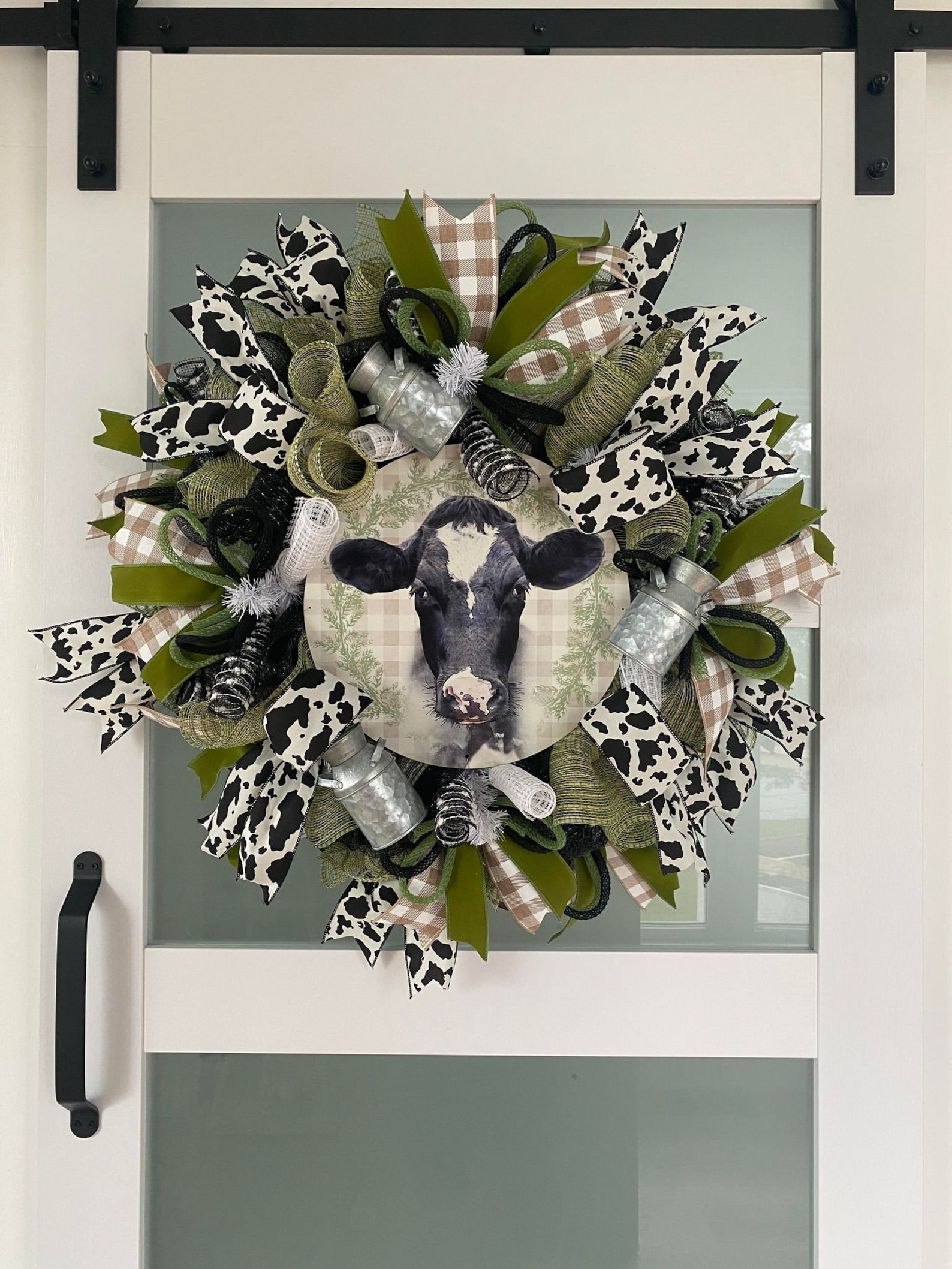 Farmhouse Wreath Cow Wreath Summer Wreath Spring Wreath - Etsy