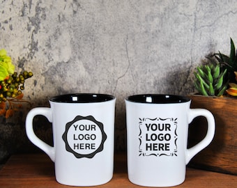 Personalized Red Inner and Handle Color 11oz Ceramic Coffee - Etsy