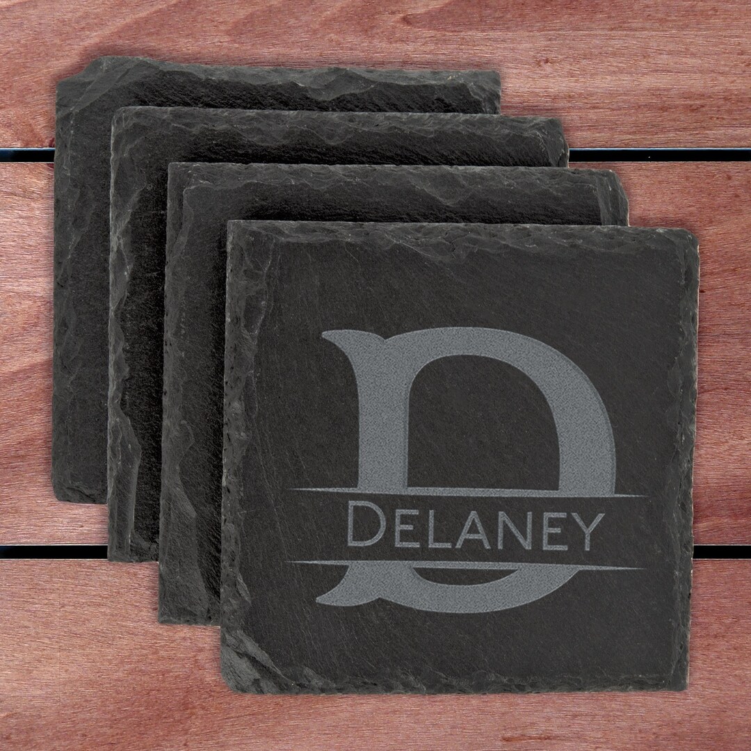 Personalized Coasters Slate Monogram or Personalized Gifts for Women ...