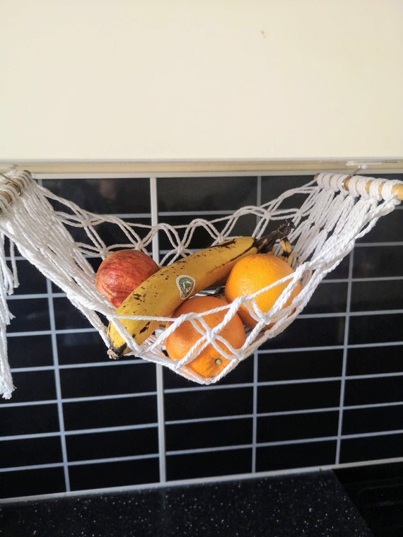 Macrame Fruit Vegetable Hammock Hanger Produce Storage Cabinet - Etsy