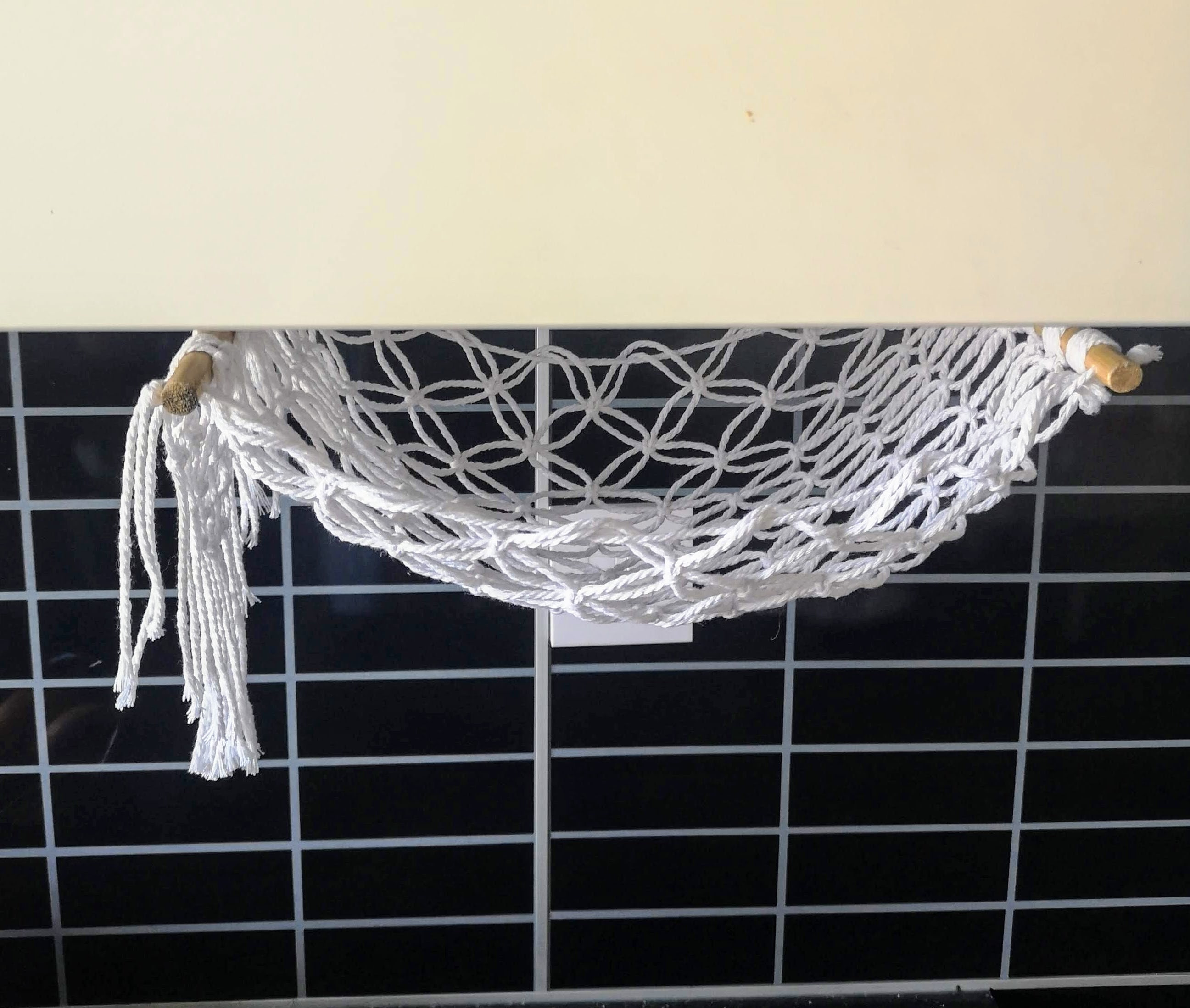 Macrame Fruit Vegetable Hammock Hanger Produce Storage Cabinet - Etsy