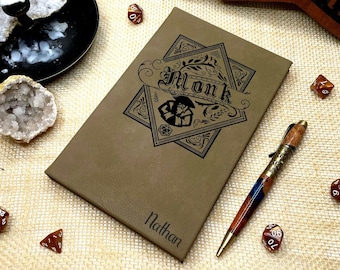 Paladin Dnd Custom Engraved Leather Journal Dungeons and | Etsy