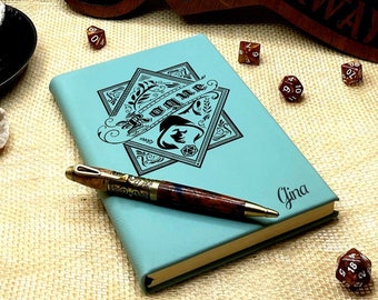 D20 Dice of the Wizard Dungeons and Dragons Notebook DND - Etsy