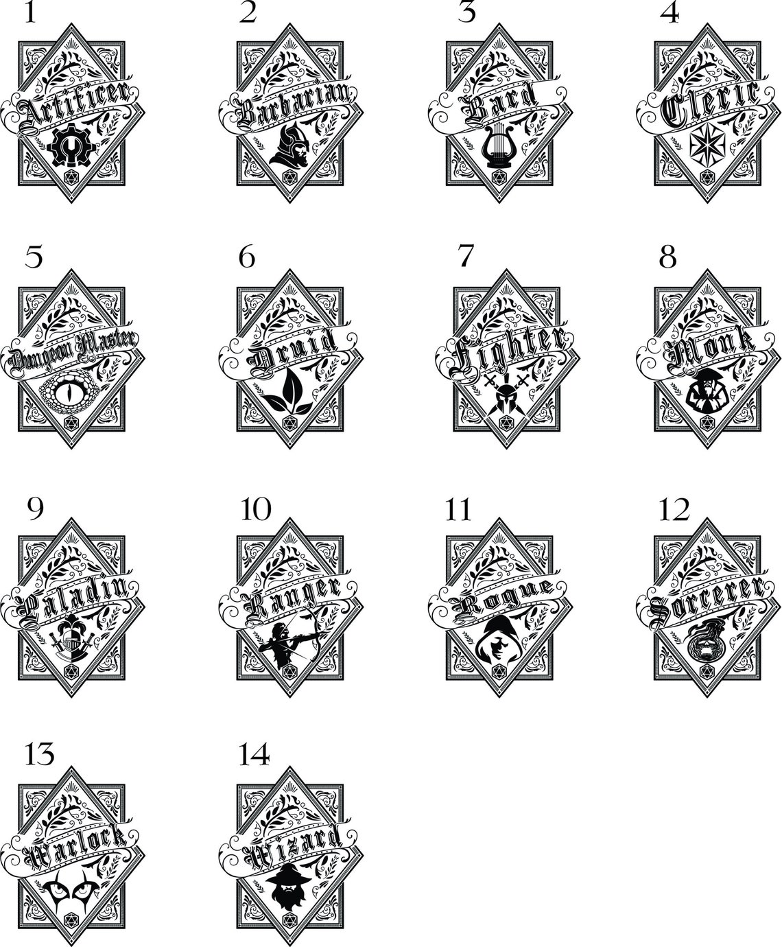 Paladin Dnd Custom Engraved Leather Journal Dungeons and | Etsy