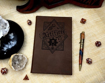 Paladin Dnd Custom Engraved Leather Journal Dungeons and | Etsy