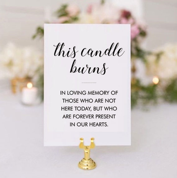 Mother of the Bride Memorial Sign Wedding Heaven Sign in | Etsy