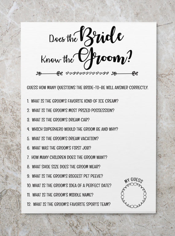 Funny questions to ask bride and groom before wedding ...
