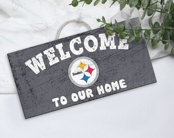 Steelers Front Door Sign - Etsy