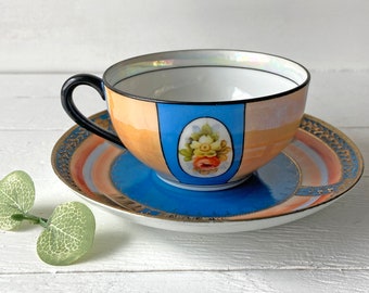 Orange Tea Cup | Etsy