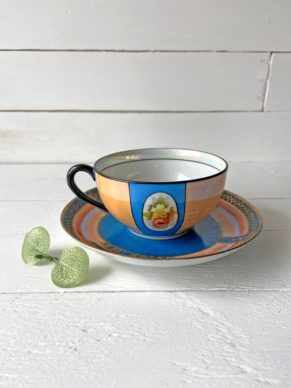 Drinkware Tea Cups & Sets Orange Roses Made in Japan Noritake Hand ...