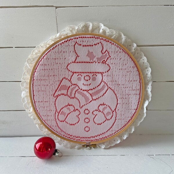 Snowman Embroidery - Etsy