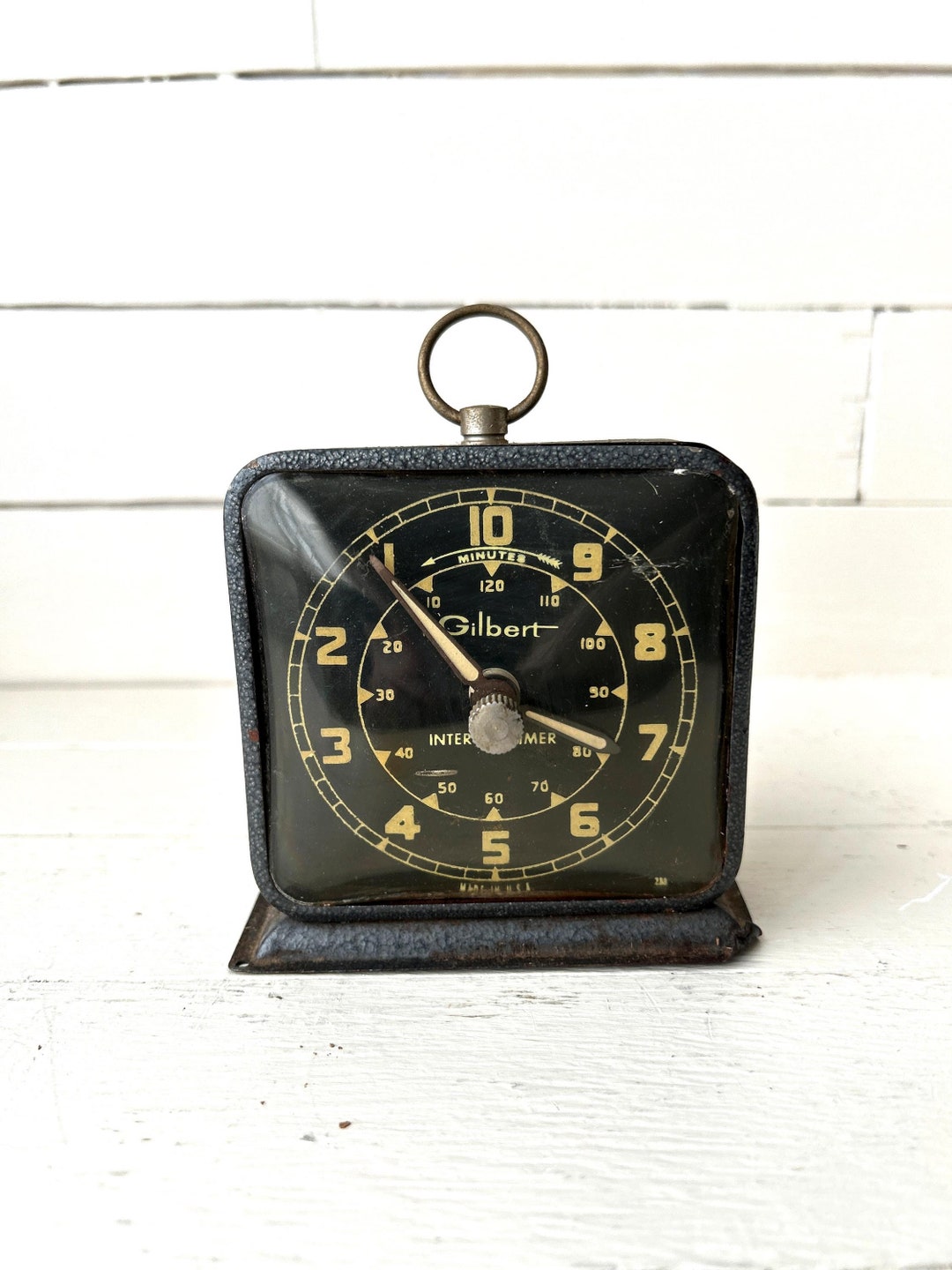 Vintage Gilbert Interval Timer Alarm Dark Room Clock, Mid Century Clock ...